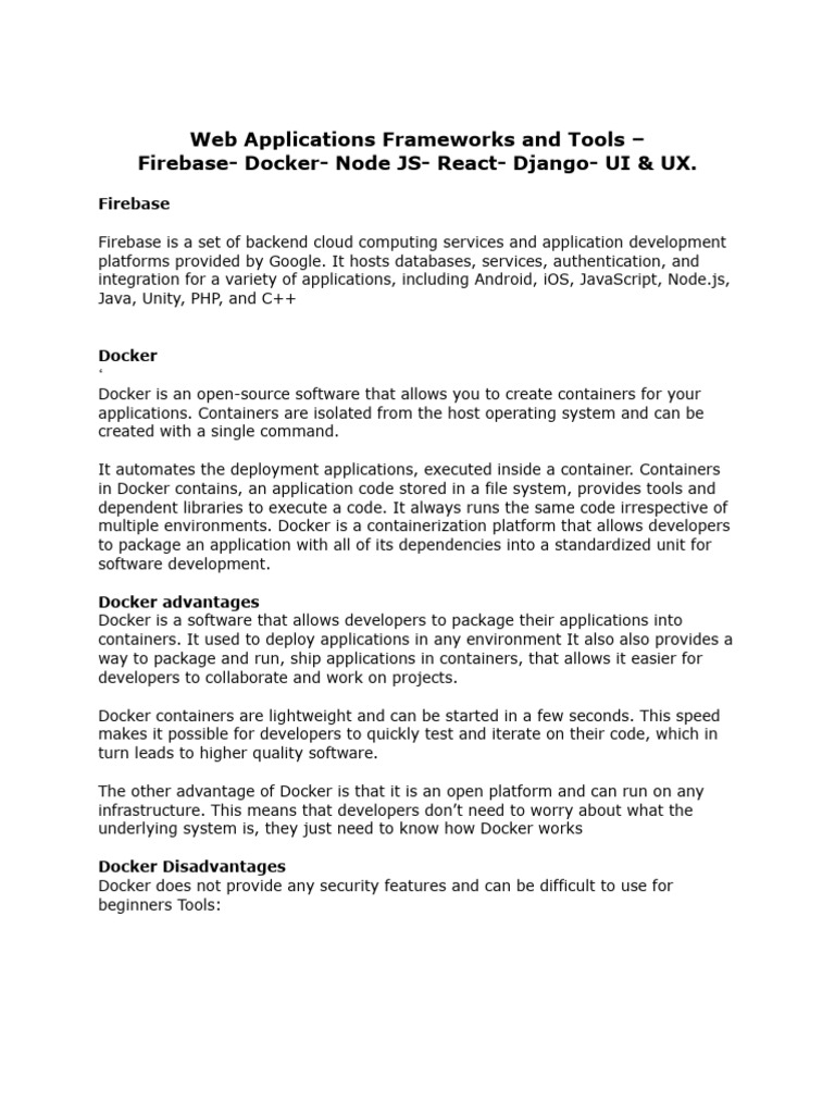 Unit v - CCS375 Web Applications Frameworks and Tools.docx | PDF | World Wide Web | Internet & Web