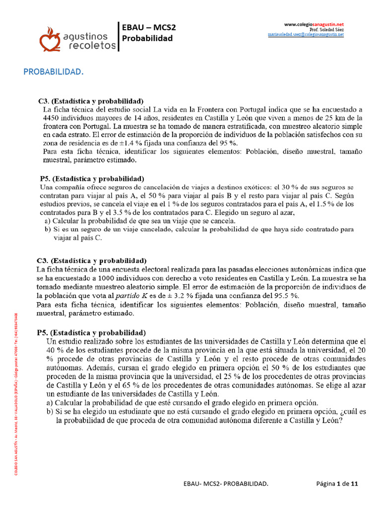 01 Probabilidad | PDF