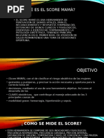 impr-SCORE MAMA - 2025 | PDF | Parto | El embarazo