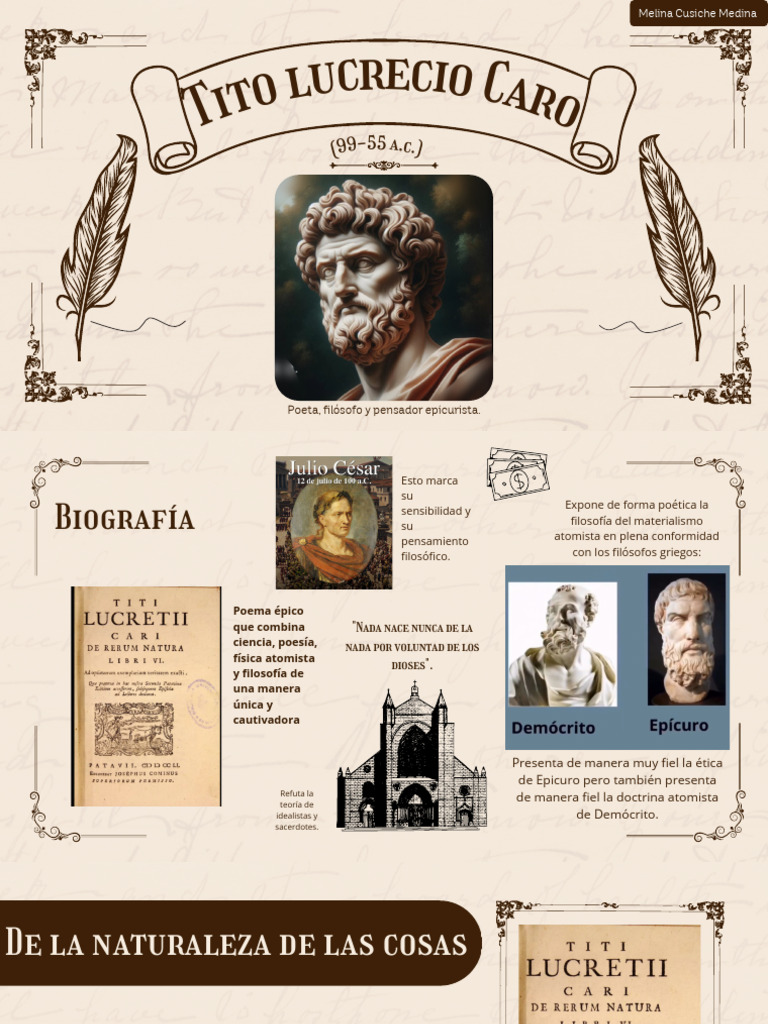 Tito Lucrecio Caro - 20241217 - 104505 - 0000 | PDF | Lucrecio