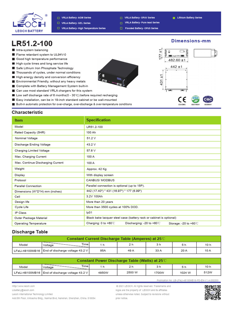 Datasheet LR51.2 100 | PDF | Electrical Engineering | Electricity
