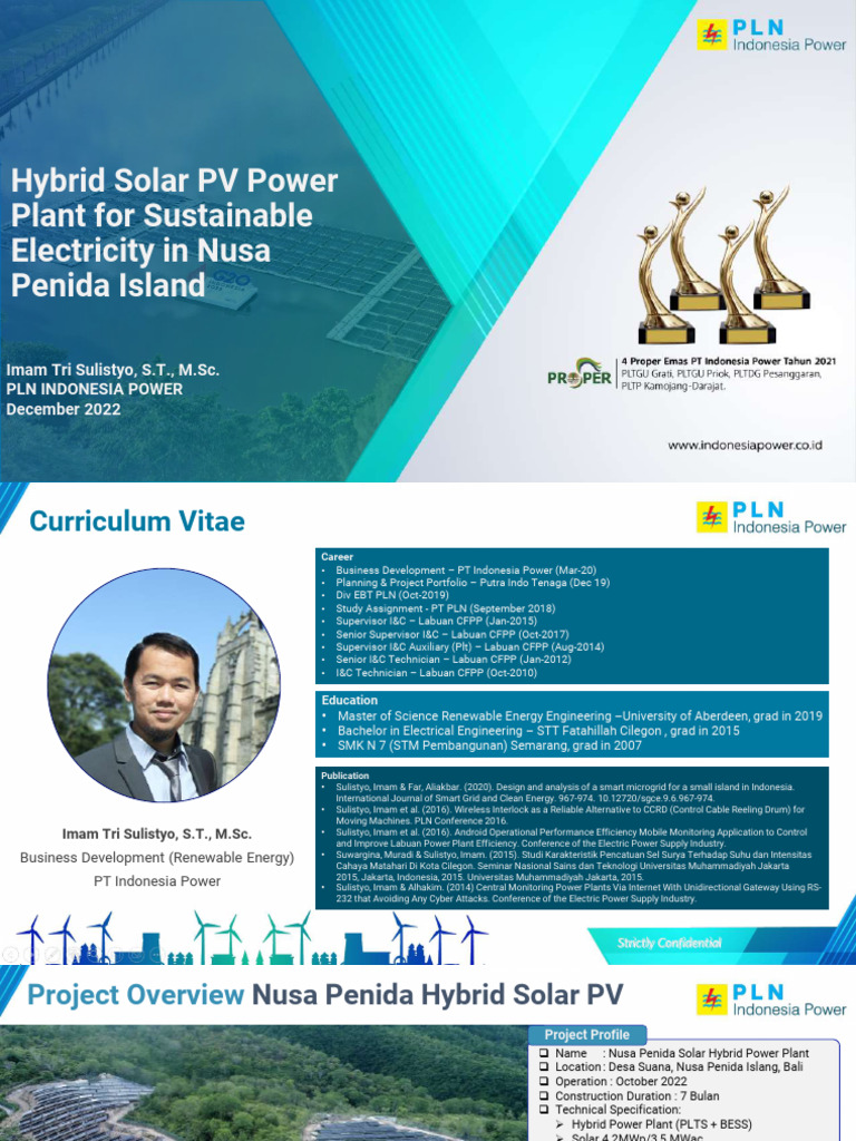 JEPIC-ImamTriSulistyo-Hybrid Solar PV Power Plant in Nusa Penida | PDF | Photovoltaic System ...