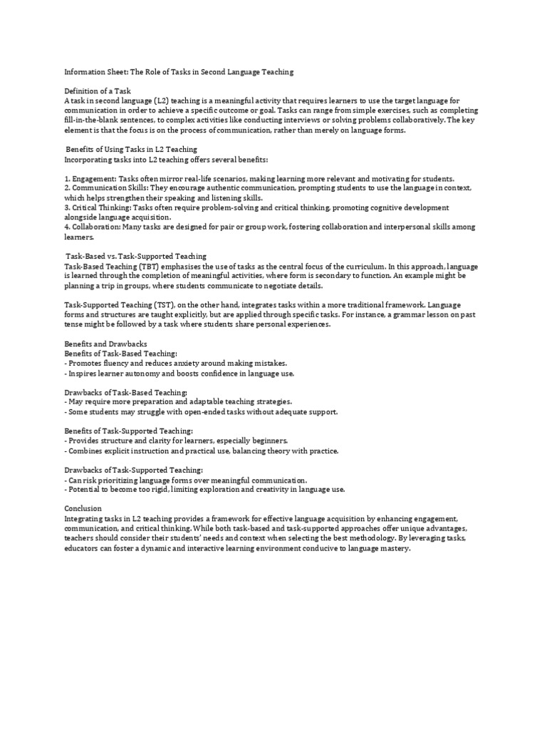 Document Pdf Second Language Learning