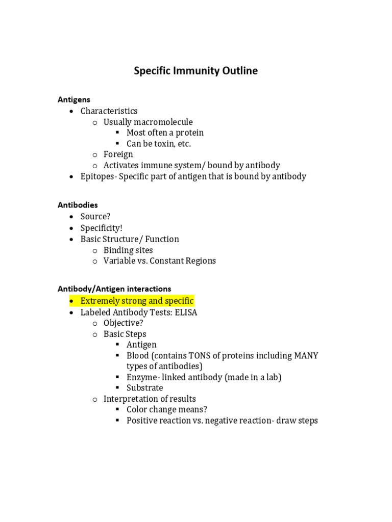 Immunology Basics for Students | PDF