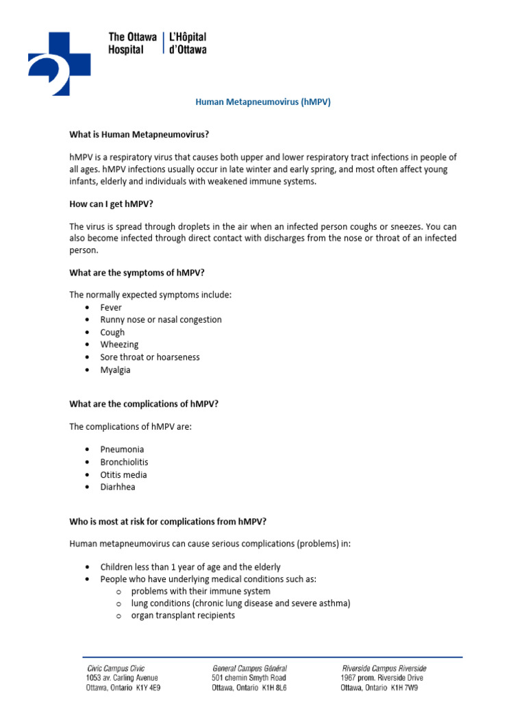 human-meta-pneumo-virus_hmpv_info-sheet-en | PDF | Respiratory Diseases ...