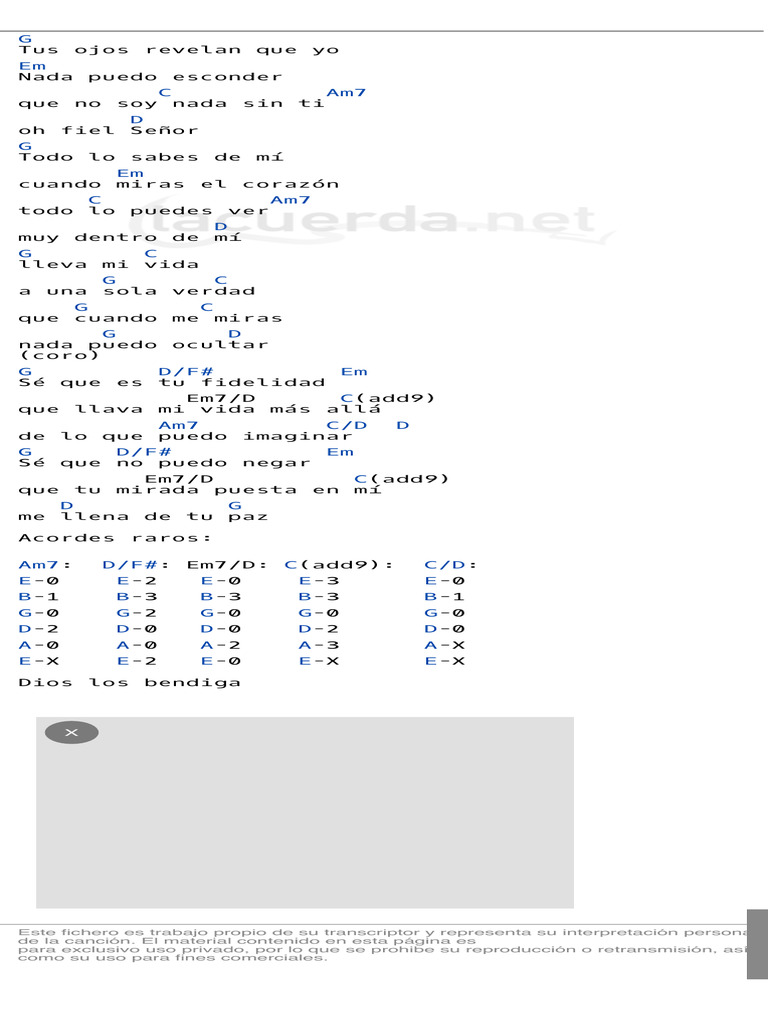 Tu Mirada Marcos Witt Acordes Pdf