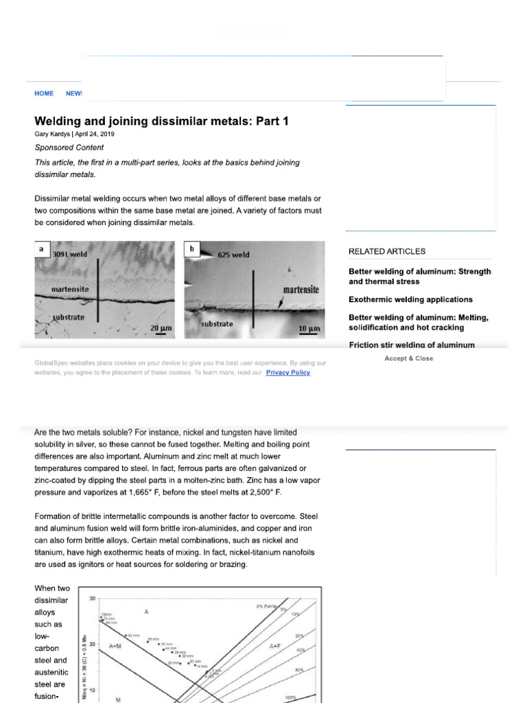 Why Filler E309 Is Used | PDF
