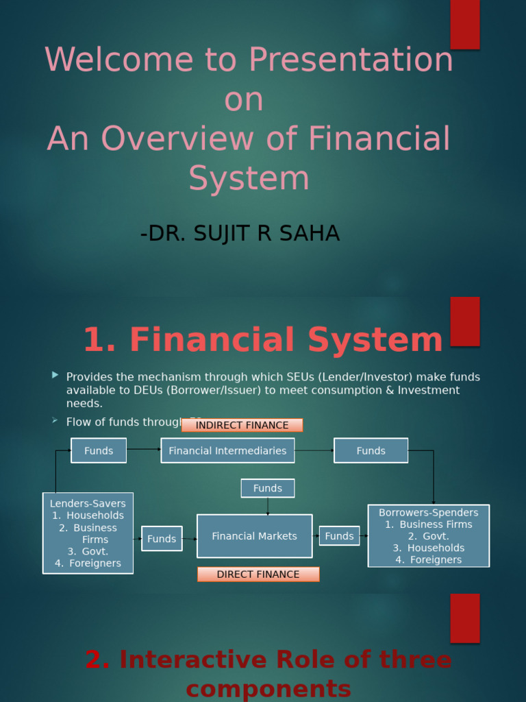 Overview of Financial System Mechanics | PDF | Securities (Finance ...