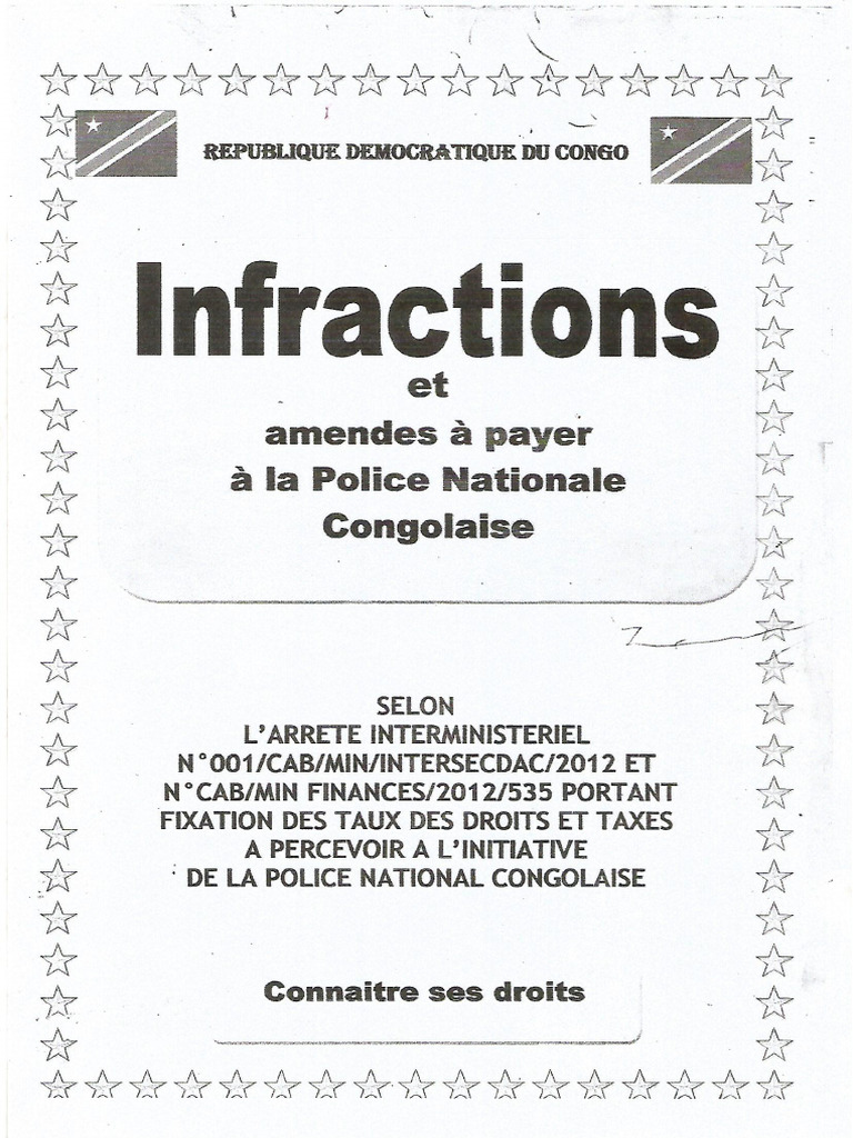 Infractions | PDF