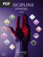 Vampire V5 Predator Types Overview | PDF