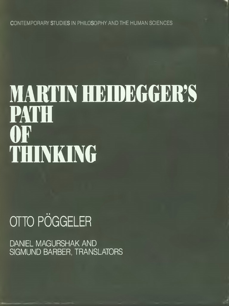 01 - 1 - Martin Heidegger's Path of Thinking | PDF
