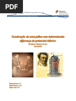 Estrutura Da Pilha de Daniell | PDF | Eletroquímica | Eletrodo