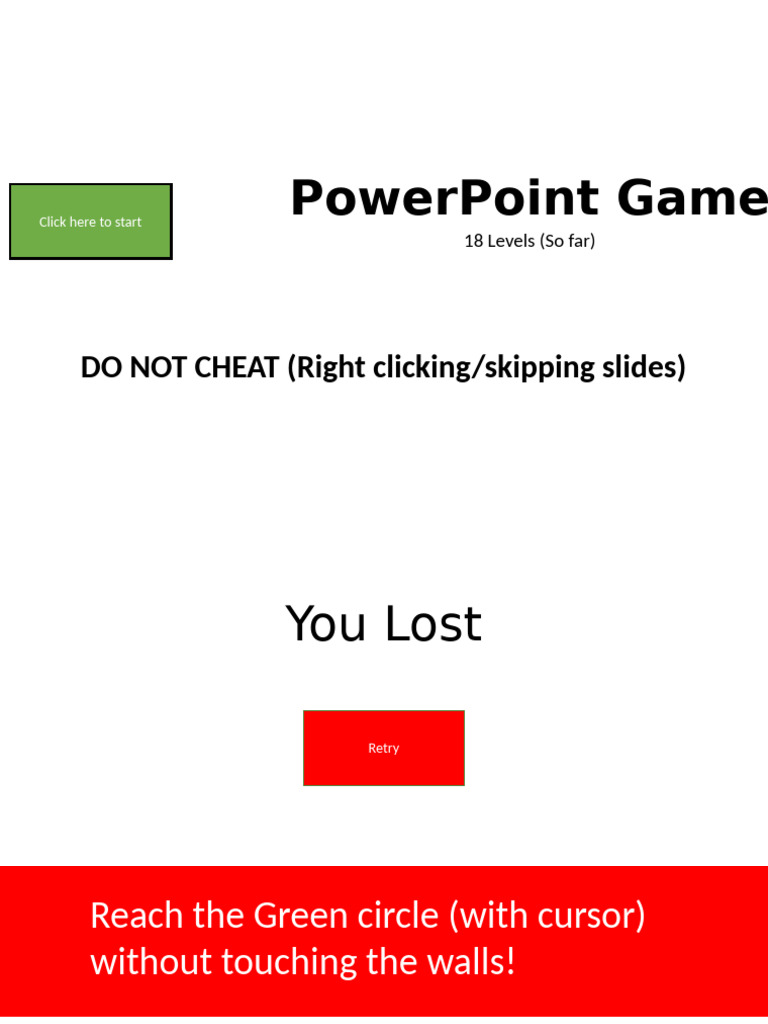 Interactive PowerPoint Game Levels | PDF