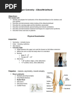 Upper Limb Tension Tests | PDF | Anatomical Terms Of Motion | Elbow