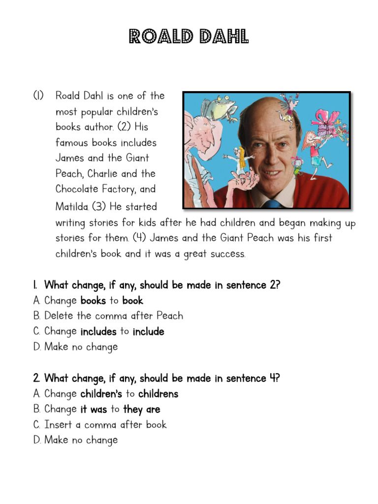 Roald Dahl | PDF