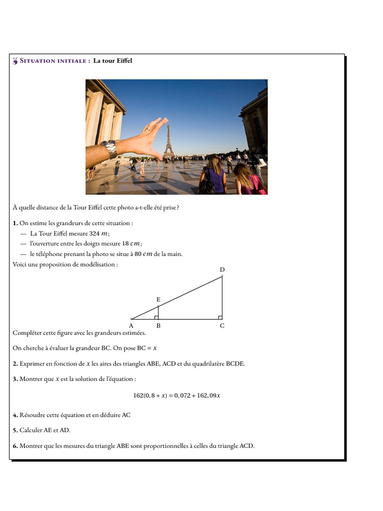 Évaluation des triangles et Thalès | PDF | Triangle | Géométrie