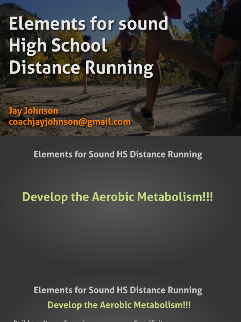 High School Distance Running Essentials | PDF | Long Distance Running ...