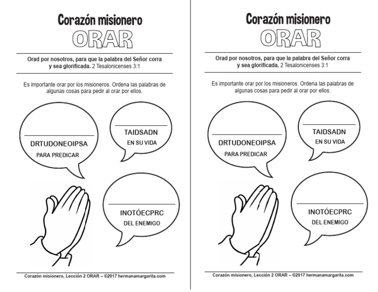 CM ORAR 2 Actividad | PDF