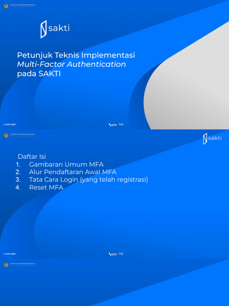 Juknis Fitur Mfa Sakti | PDF