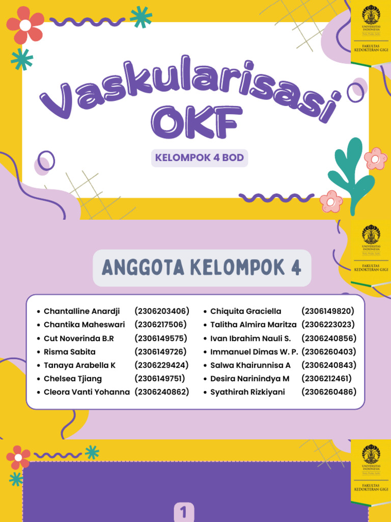 PPT DK 1_BOD Kelompok 4_Vaskularisasi OKF-2 | PDF