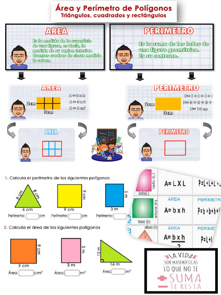 Clase A Areas y Perimetros | PDF