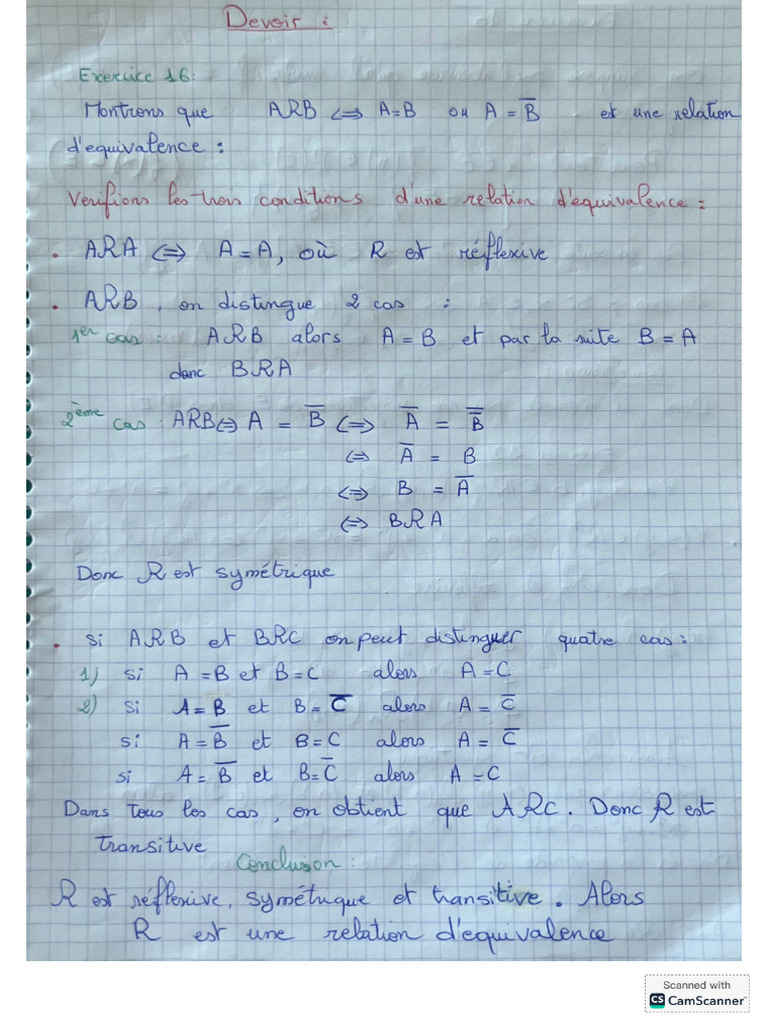 Devoir Ensemble Application | PDF