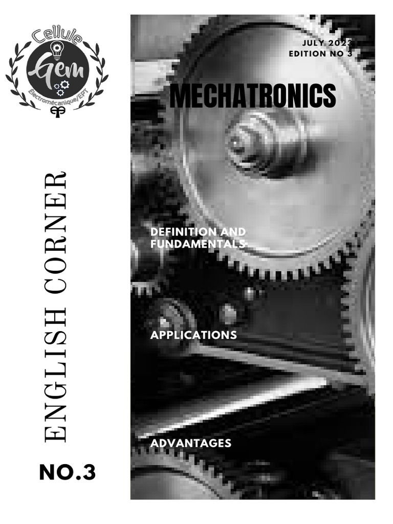 English Corner - MECHATRONICS | PDF | Mechatronics | Automation