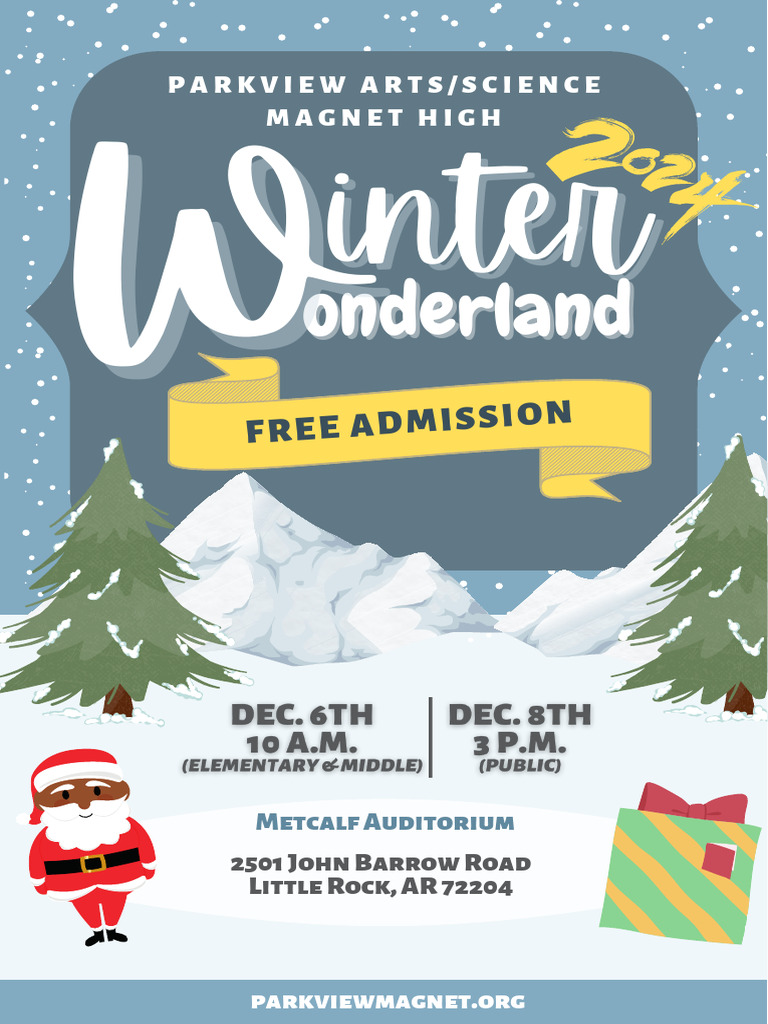 Winter Wonderland 2024 - Half Page Flyer | PDF