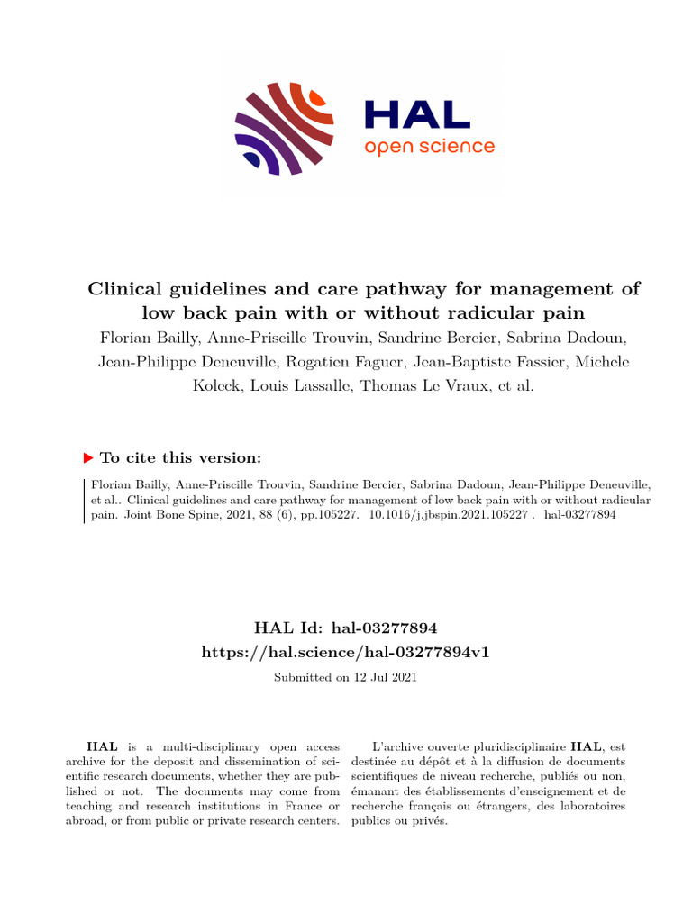 Bailly Et Al. - 2021 - Clinical Guidelines and Care Pathway For ...
