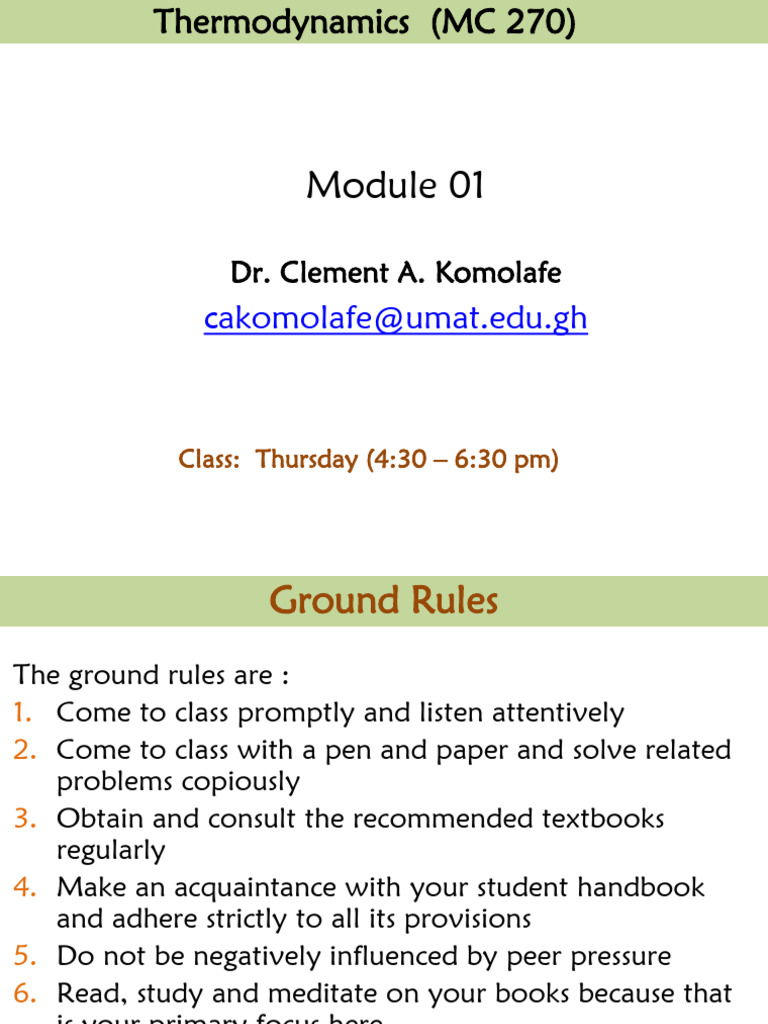 MC 270 Module 1 | PDF | Heat | Physical Sciences