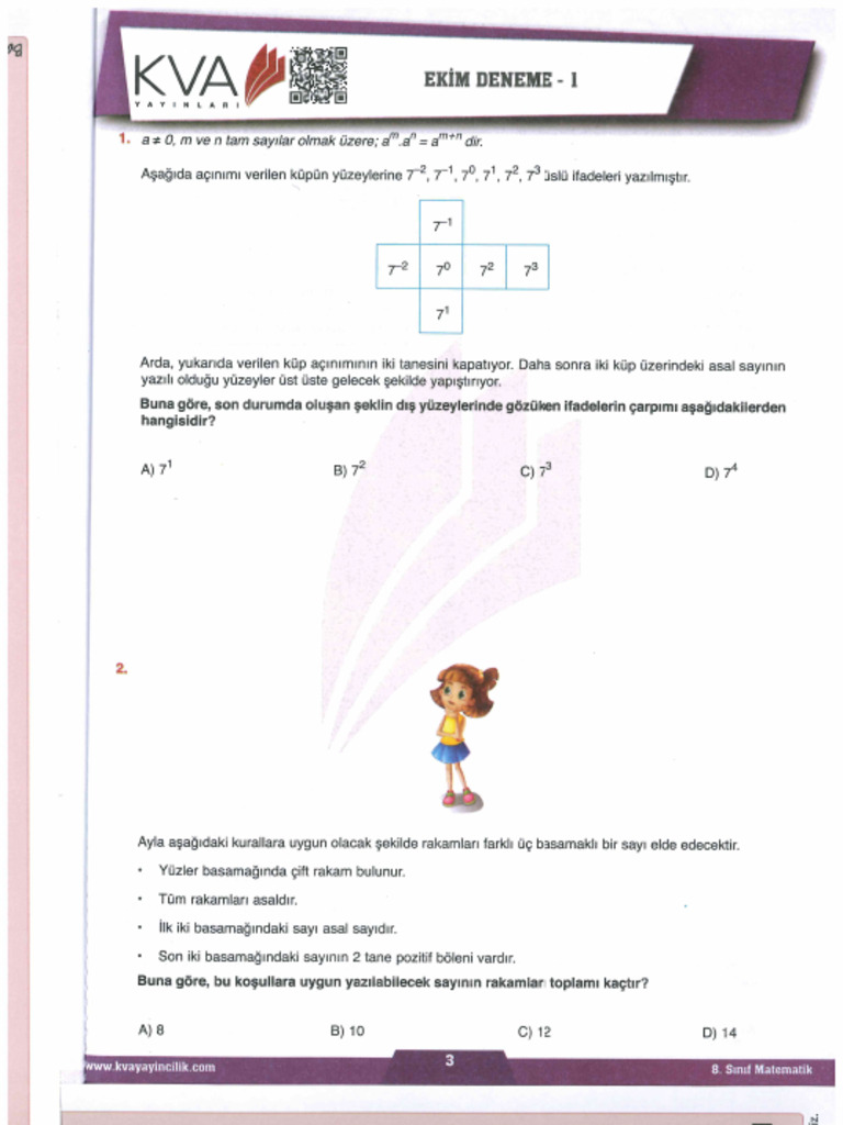 Kva 8. Sinif Deneme | PDF