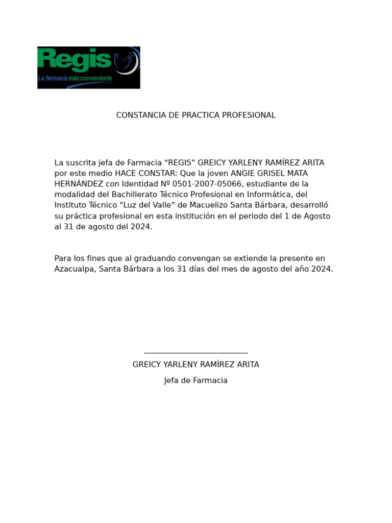 Constancia de Práctica1 | PDF