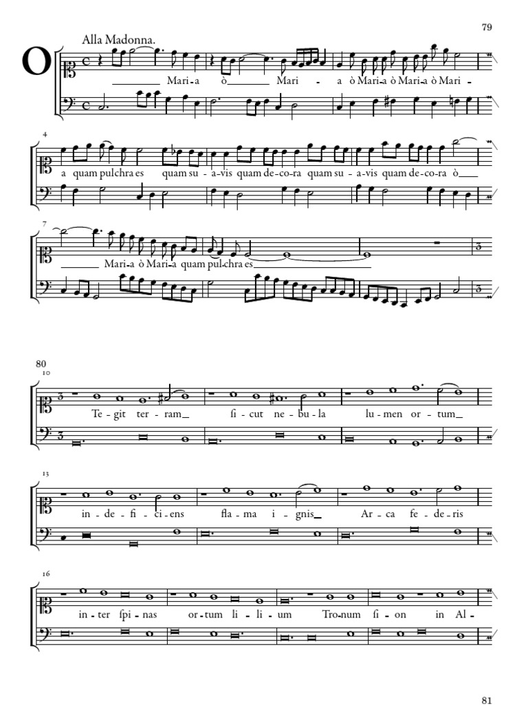 Ó Maria - Barbara Strozzi | PDF