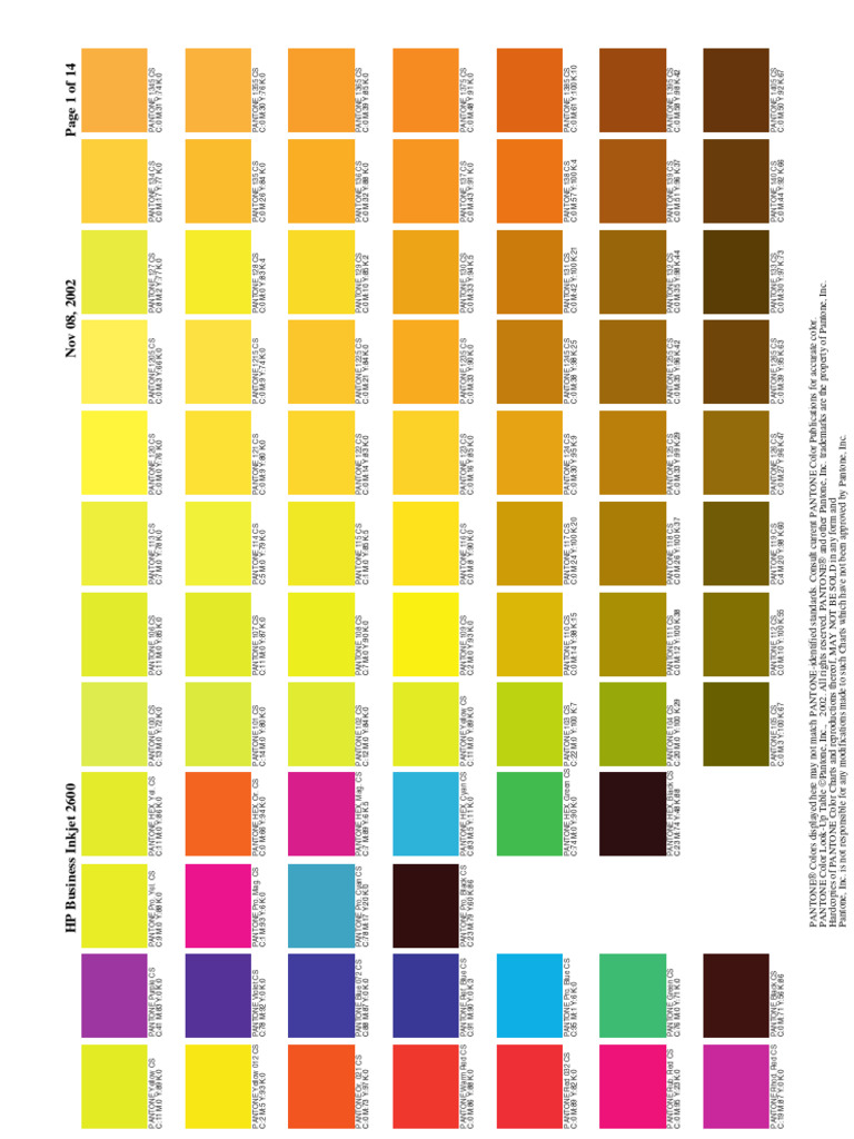 HP Business InkJet 2600 | PDF | Color | Percepción visual