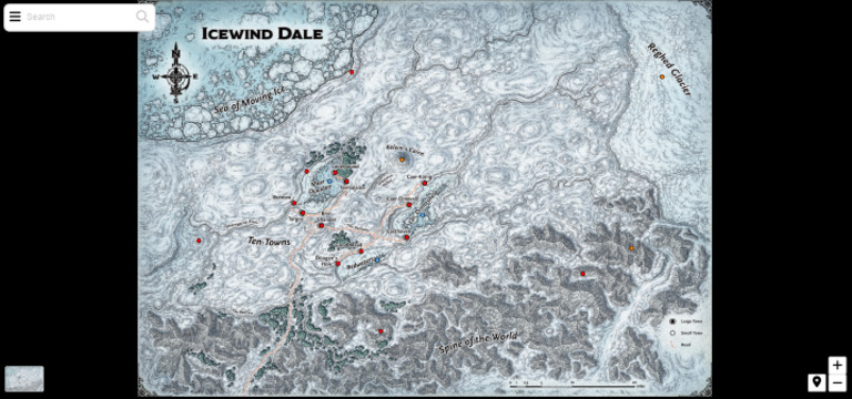 Icewind Dale Interactive Map | PDF