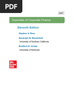 Essentials of Corporate Finance 11th Edition | PDF | Bonds (Finance ...