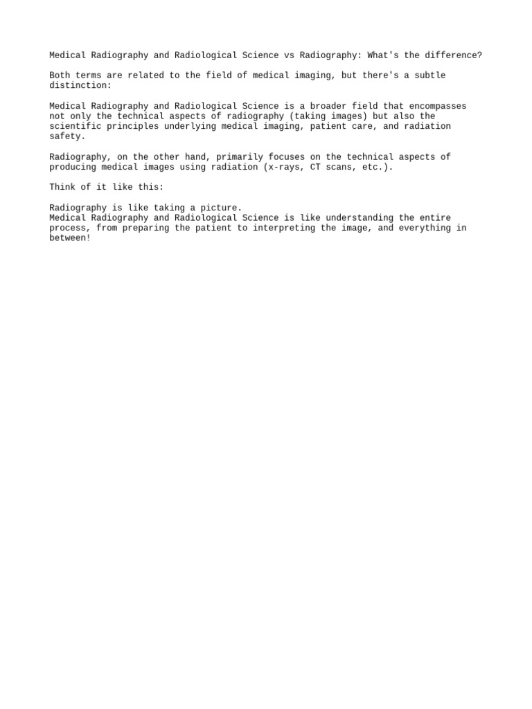 Radiography | PDF