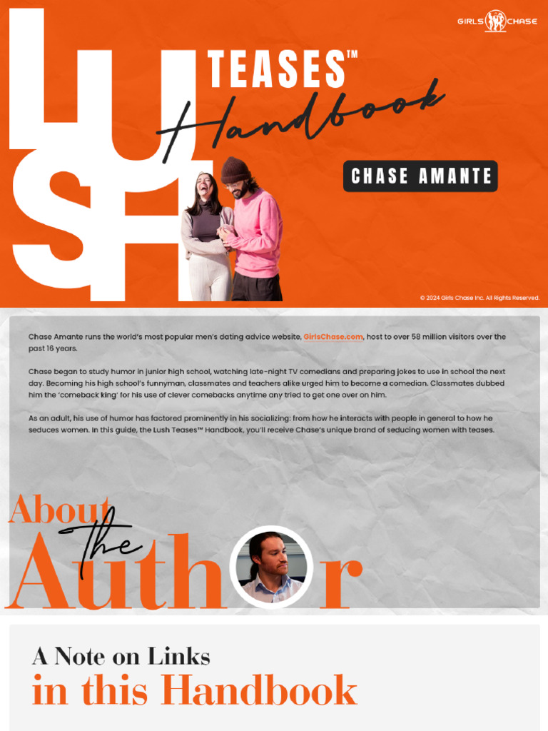 Amante Chase Lush Teases Handbook | PDF