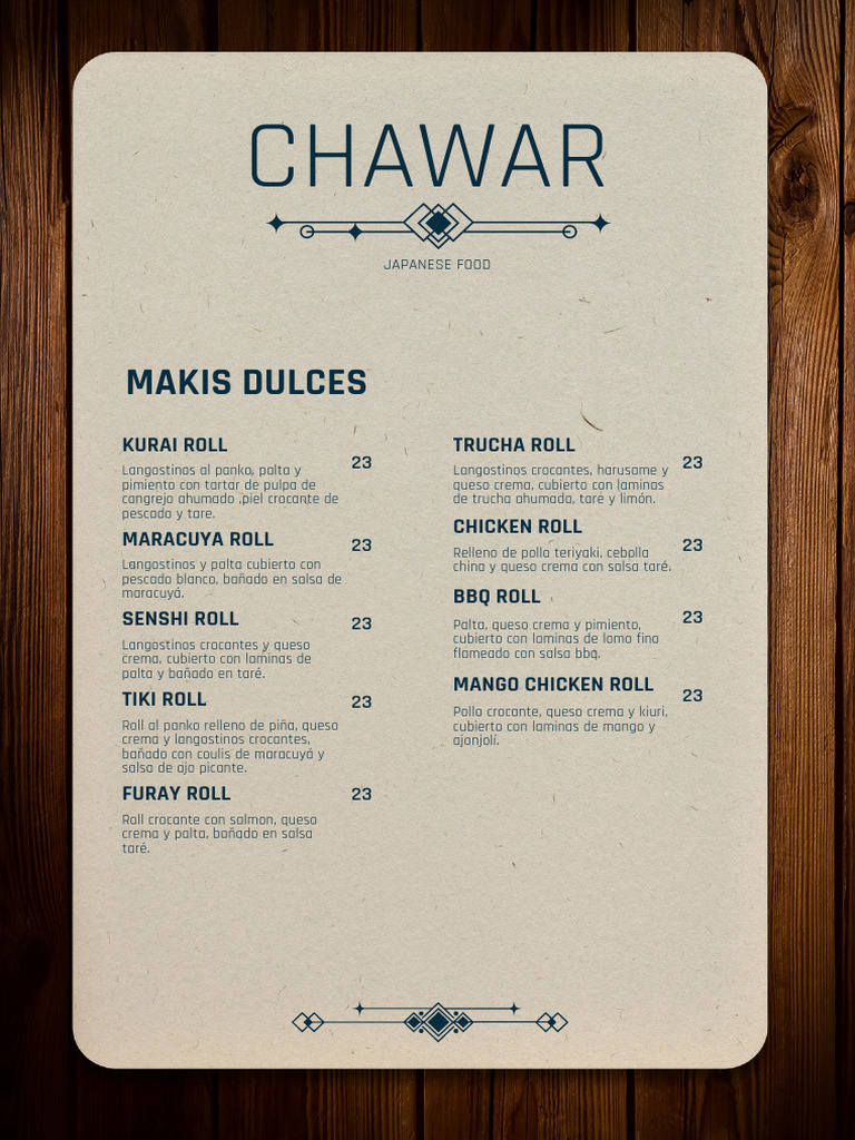 CHAWAR | PDF | Salsa | Comida y bebida