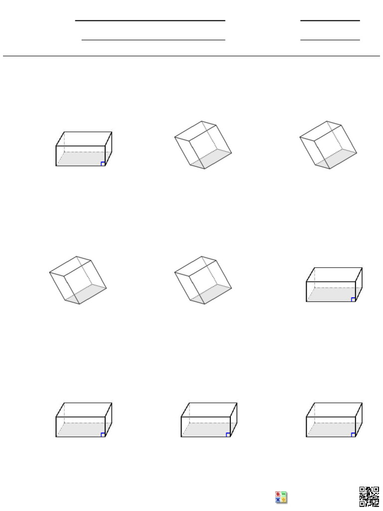 Volume Rectangular Prism | PDF | Polytopes