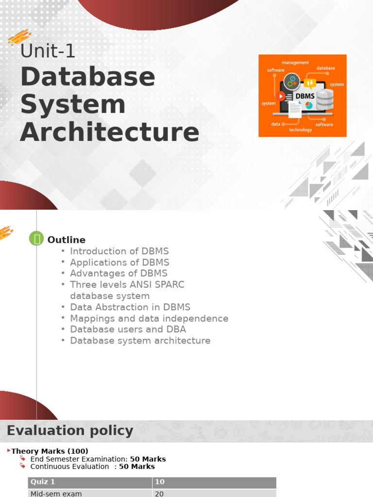 1.Database System Architecture | PDF | Databases | Computer Data Storage