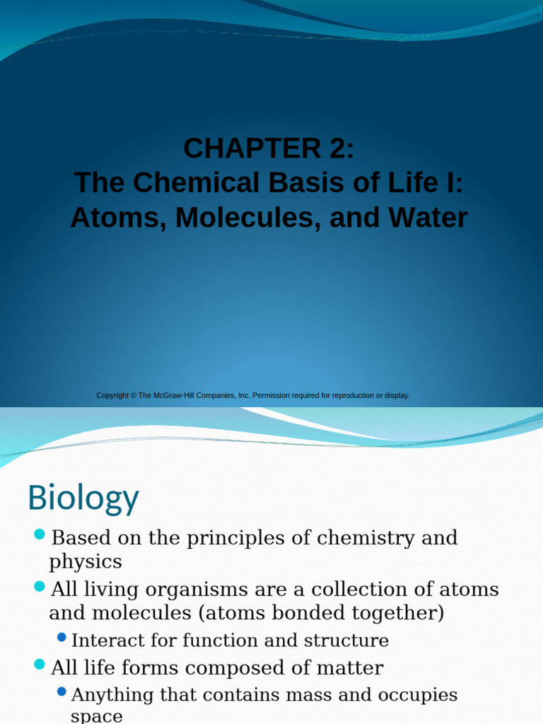 Chapt02 Lecture 2019S-3 | PDF | Ph | Chemical Bond