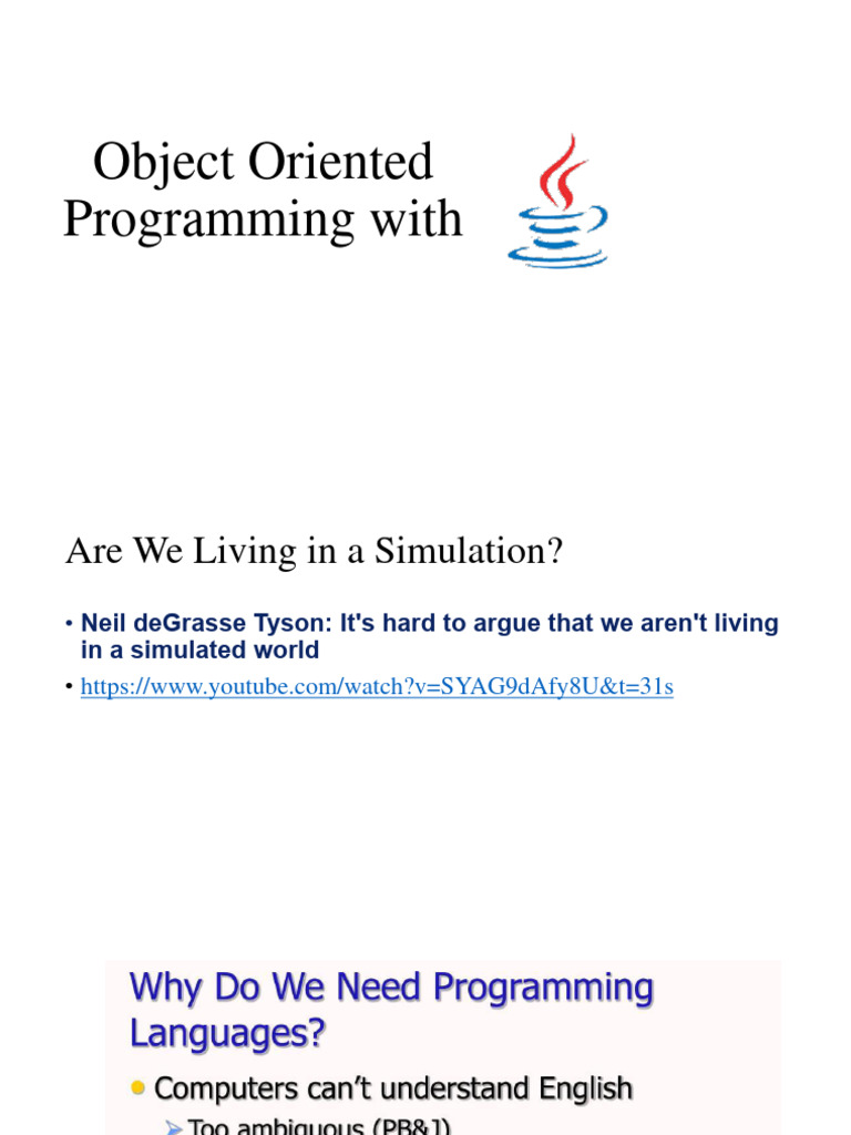 Object-Oriented Programming Basics | PDF | Object Oriented Programming | Computer Programming