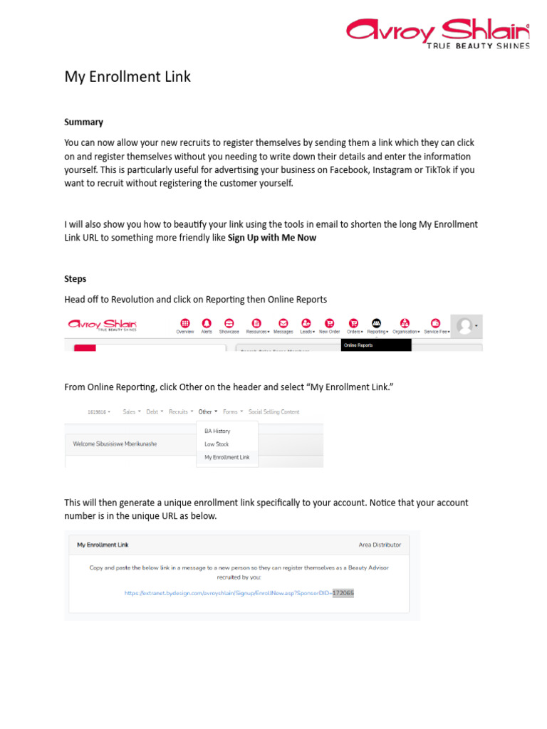 Enrollment form | PDF | Hyperlink | Gmail