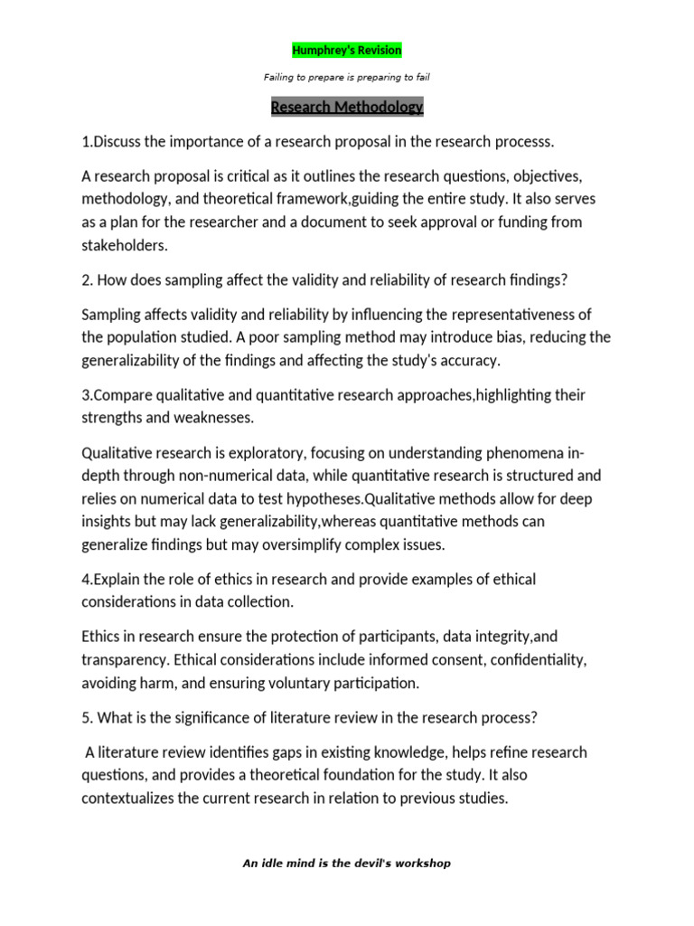 Research Method-WPS Office | PDF