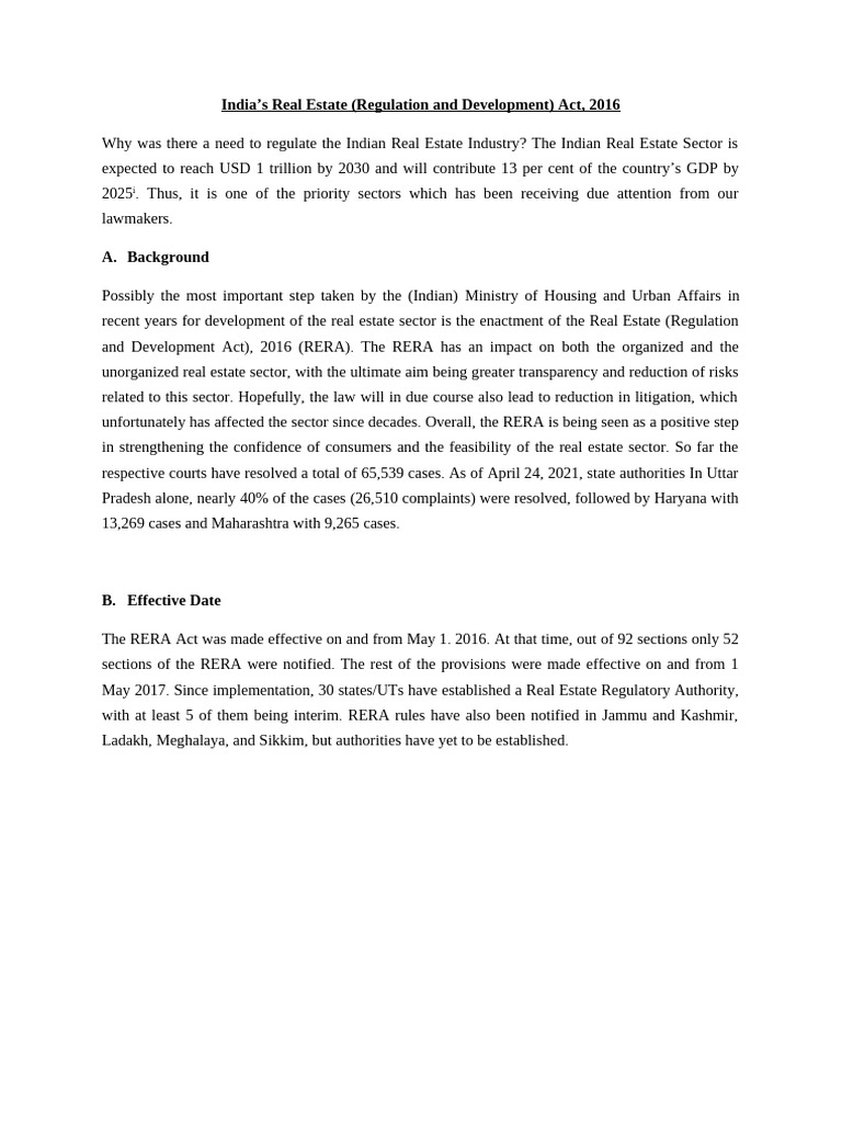 RERA | PDF | Justice | Crime & Violence