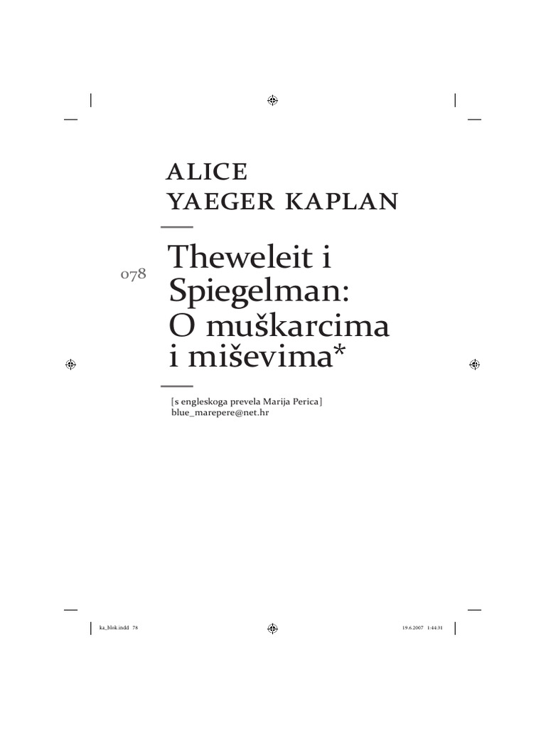 Kaplan Maus | PDF
