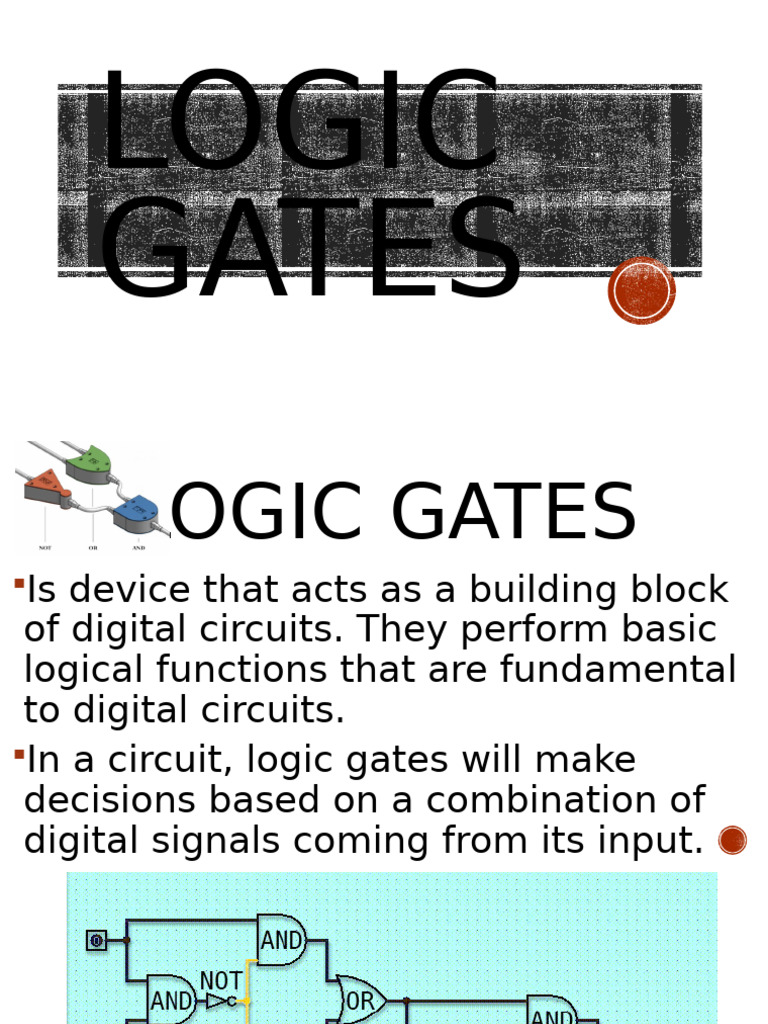 2.Logic Gates | PDF | Logic Gate | Integrated Circuit