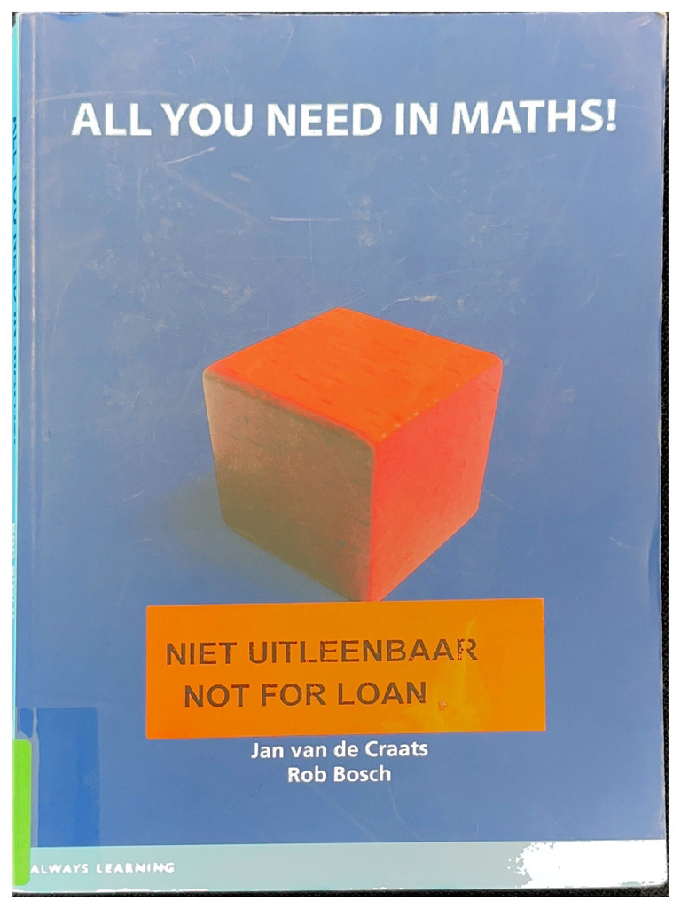 All You Need in Math | PDF