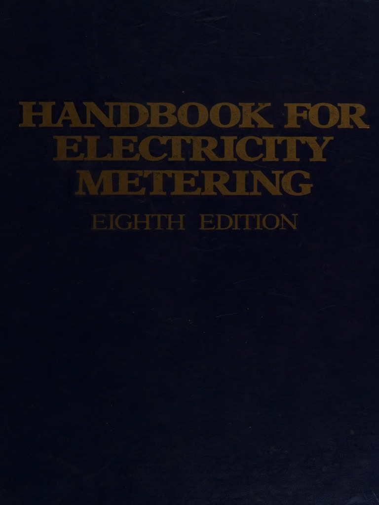 8th Handbook For Electricity Metering - Edison Electric Institute | PDF ...